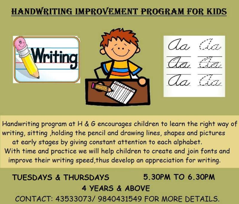 YOGA And HANDWRITING Classes Kids Contests