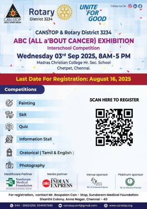 14th Annual ABC Exhibition “All About Cancer” | Competitions at MCC Hr ...