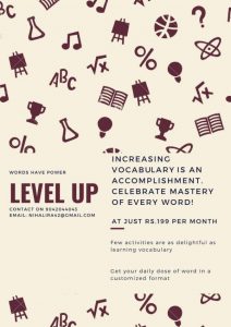 LEVEL UP Vocabulary Skills – Kids Contests