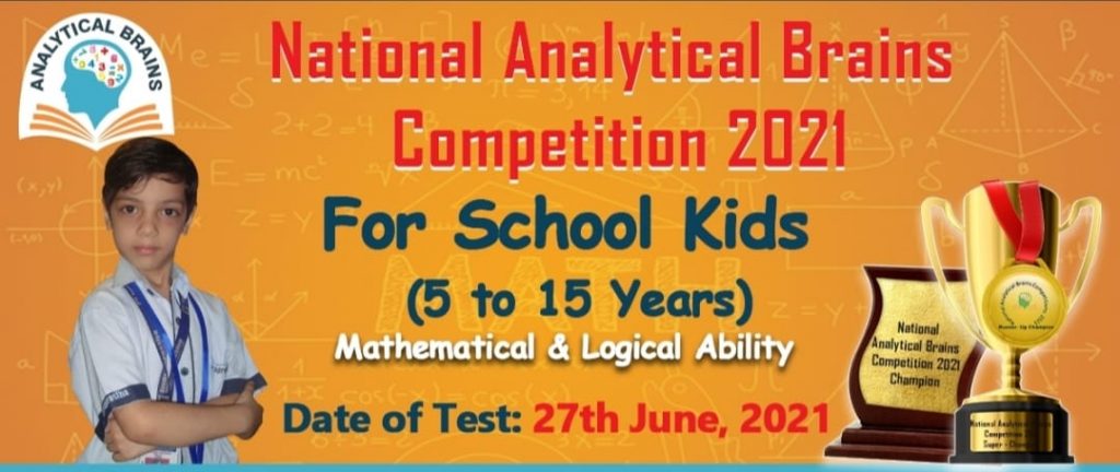 Analytical Brains Competition 2021 by Redeemer Academy – Kids Contests