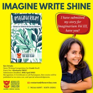 Story Writing Competition by The Achilles Centre of English – The ACE ...