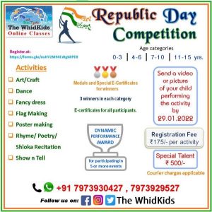 The WhidKids Republic Day Competition 2022 – Kids Contests
