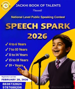 Speech Spark 2026 – Public Speaking Contest – Kids Contests